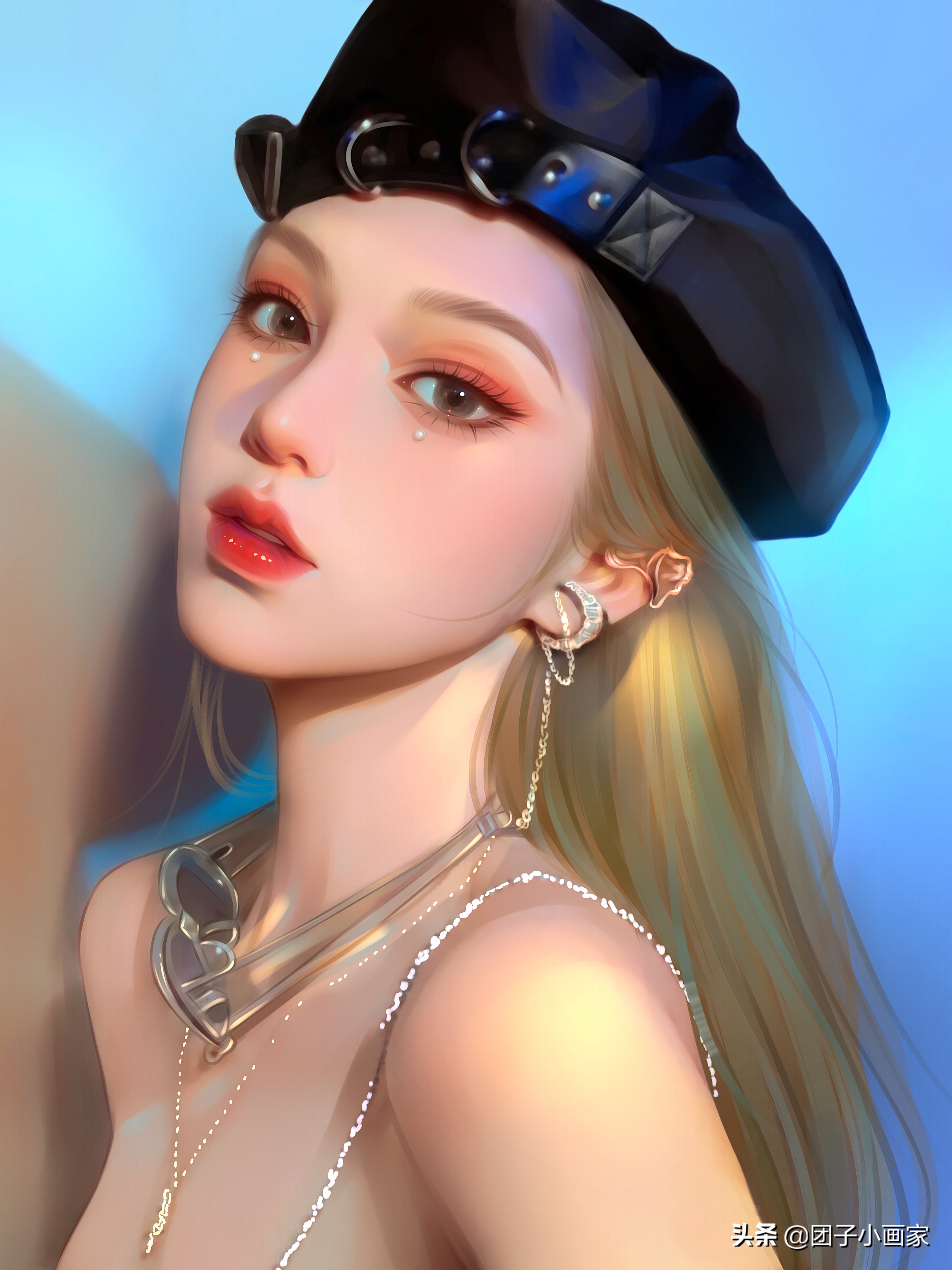 Change your avatar, the 30-year-old woman is noble and elegant, with a ...