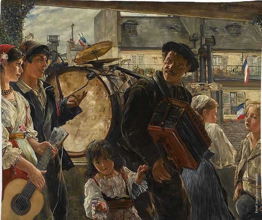 Appreciation of oil paintings of Swedish painter and poet Ernst ...