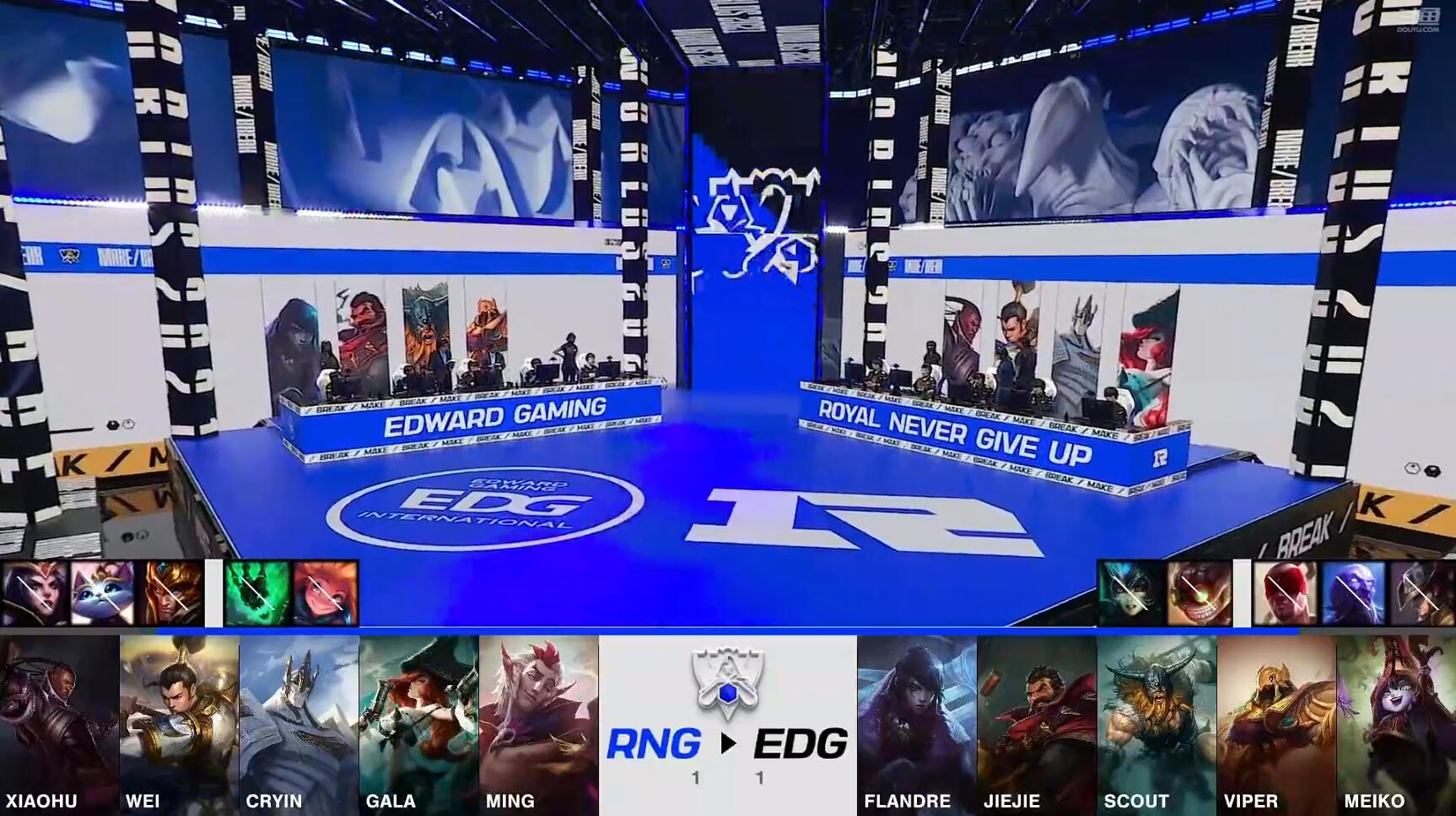 EDG成功接貓3:2艱難戰勝RNG Cryin安妮登場一度扭轉乾坤 - 資訊咖