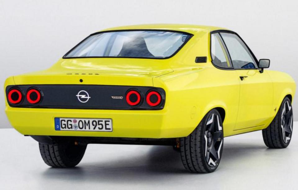 Opel electric car is released, retro appearance and frameless door ...