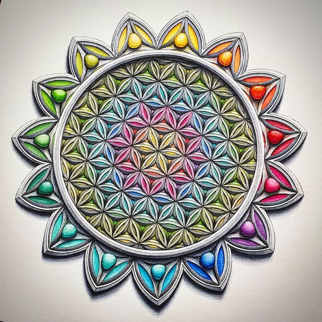 Can painting like this cure depression?These super awesome ...