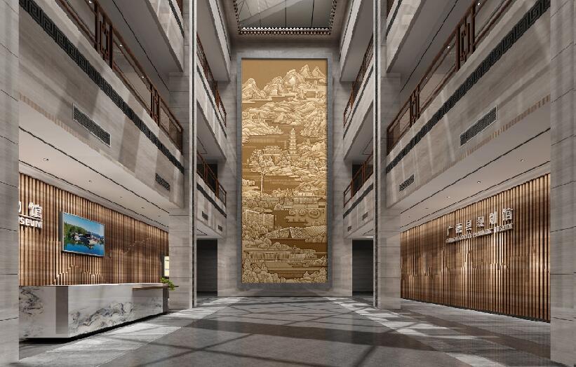 The design of the preface hall in the exhibition hall - iMedia