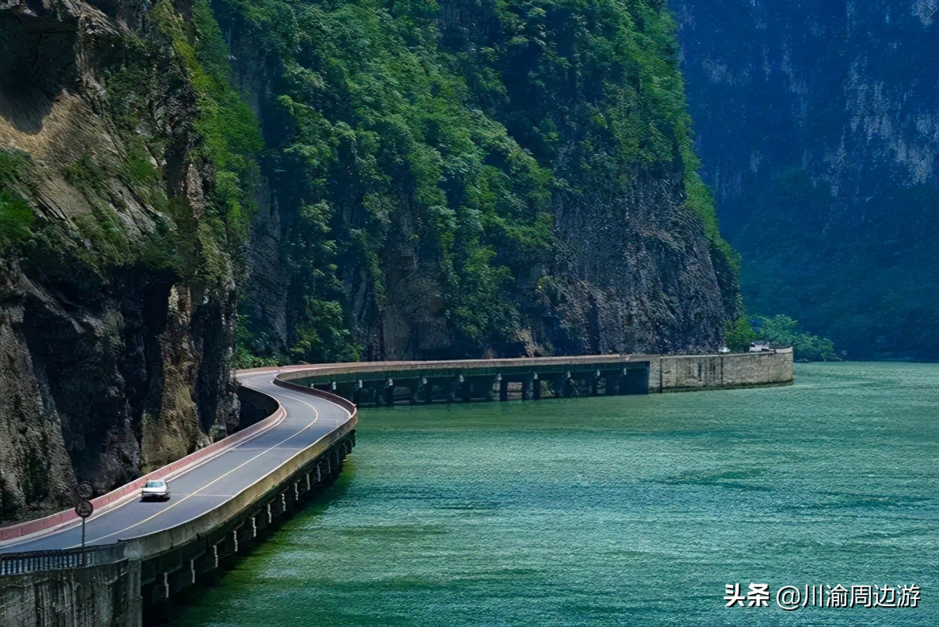 The unique "water road" in Sichuan, not only has few beautiful scenery ...