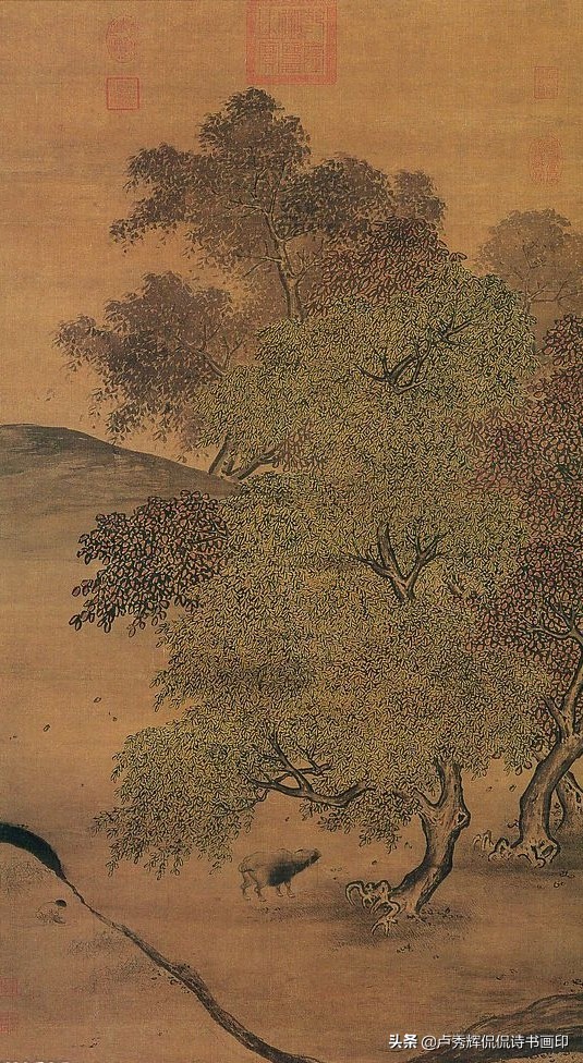 Li Tang pioneered the "side and corner" painting style, which was ...