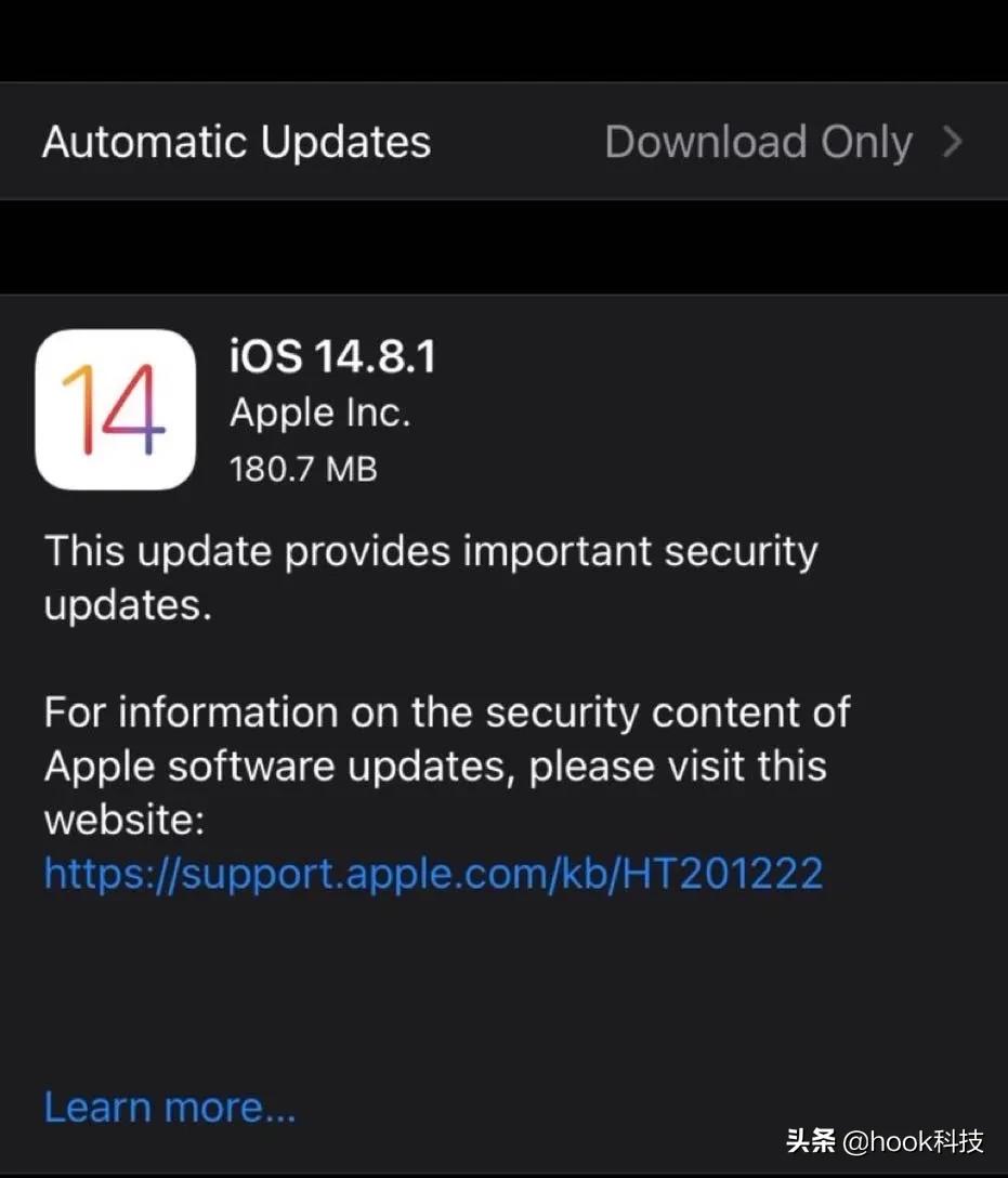 iOS14.8.1發布！iOS15用戶可以降級iOS14？ - 頭條匯