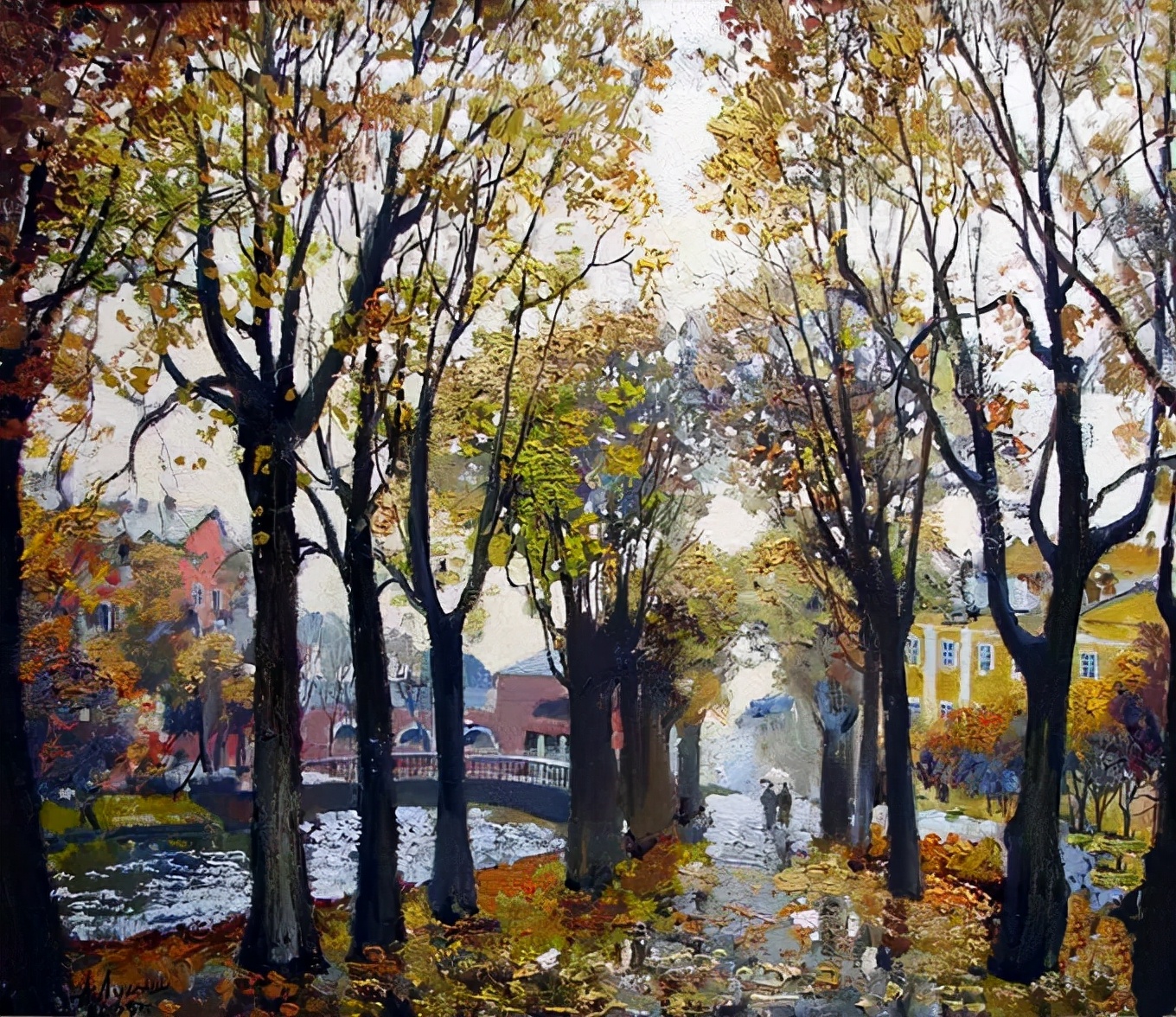 Lieutenant Art: This Ukrainian painter Anatoni's landscape oil painting ...