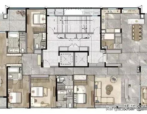 380 square meters of hall-level dream big flat floor, super terrace ...