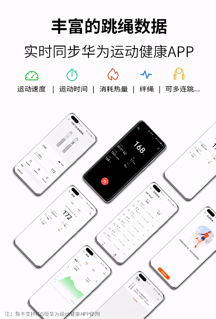 75 pie T30L smart rope skipping access to Huawei HiLink ecosystem, then fill in the smart choice ...