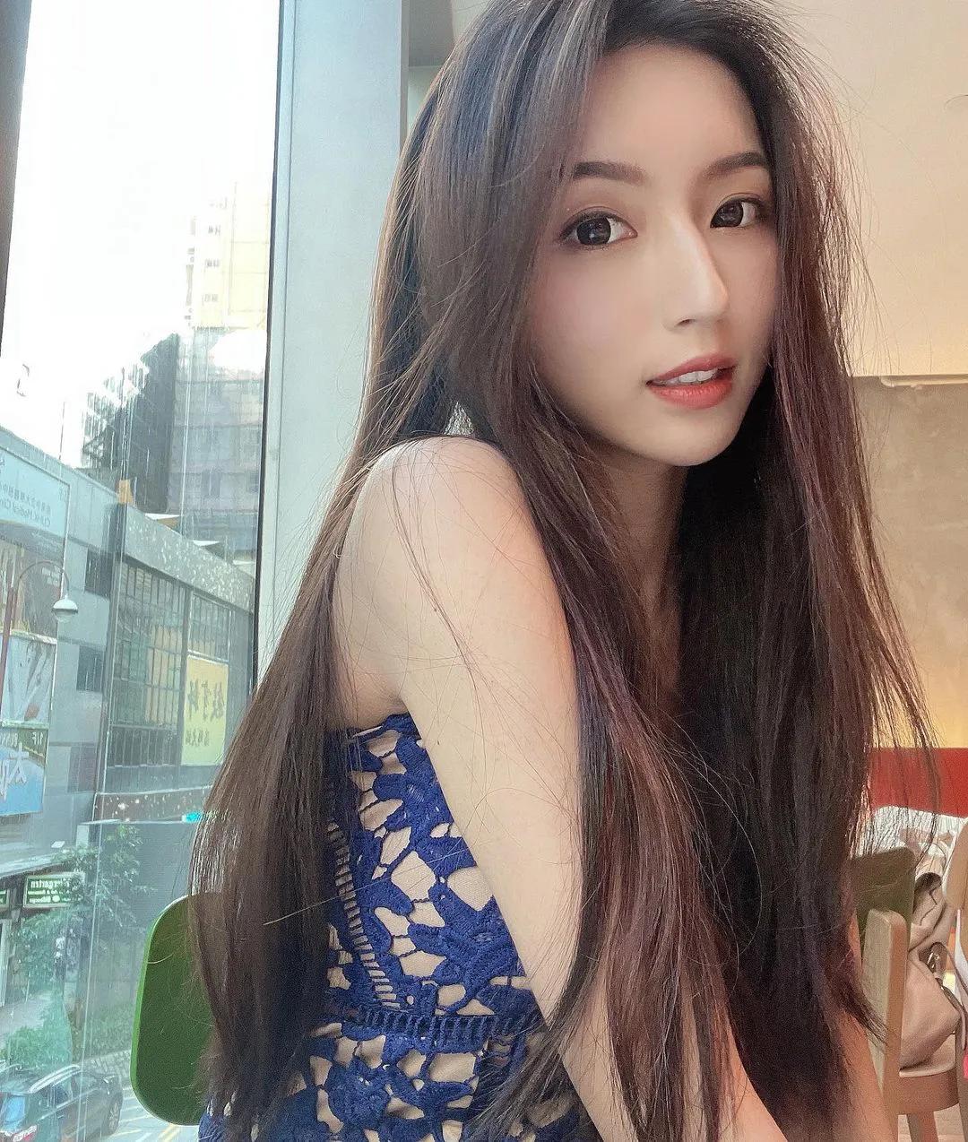 Ashley Cheung, the model, the skin is like fat, the face is like white ...