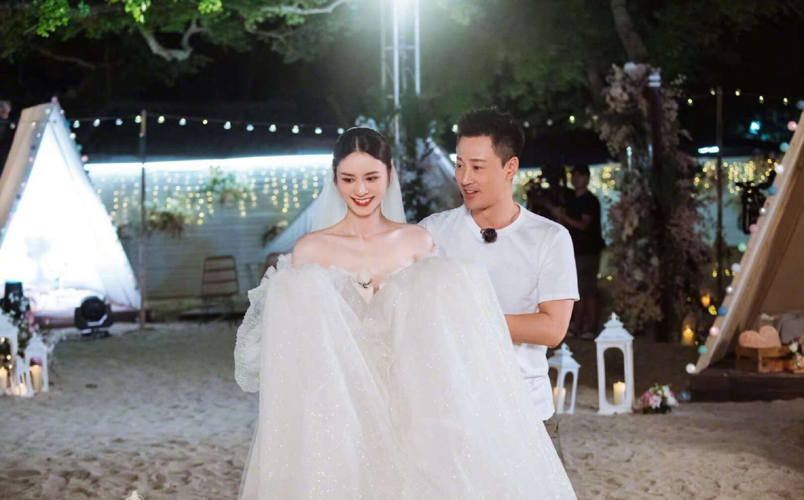 Zhang Xinyue wears a wedding dress to sing courage for Lin Feng, can ...