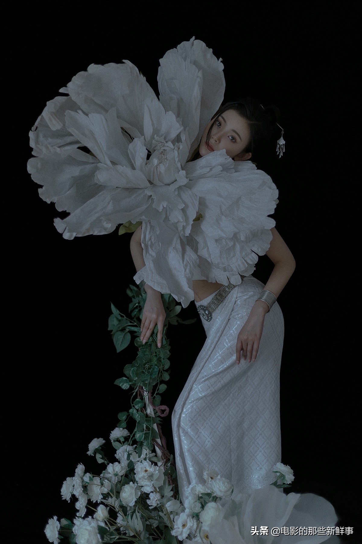 The latest stunning photo of Wang Xingchen, a post-95 beauty model, is ...