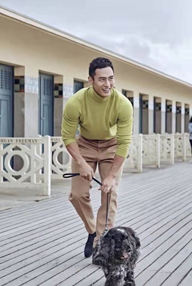 "Human-shaped hanger" Gu Youming looks thin in clothes and fleshy, who ...