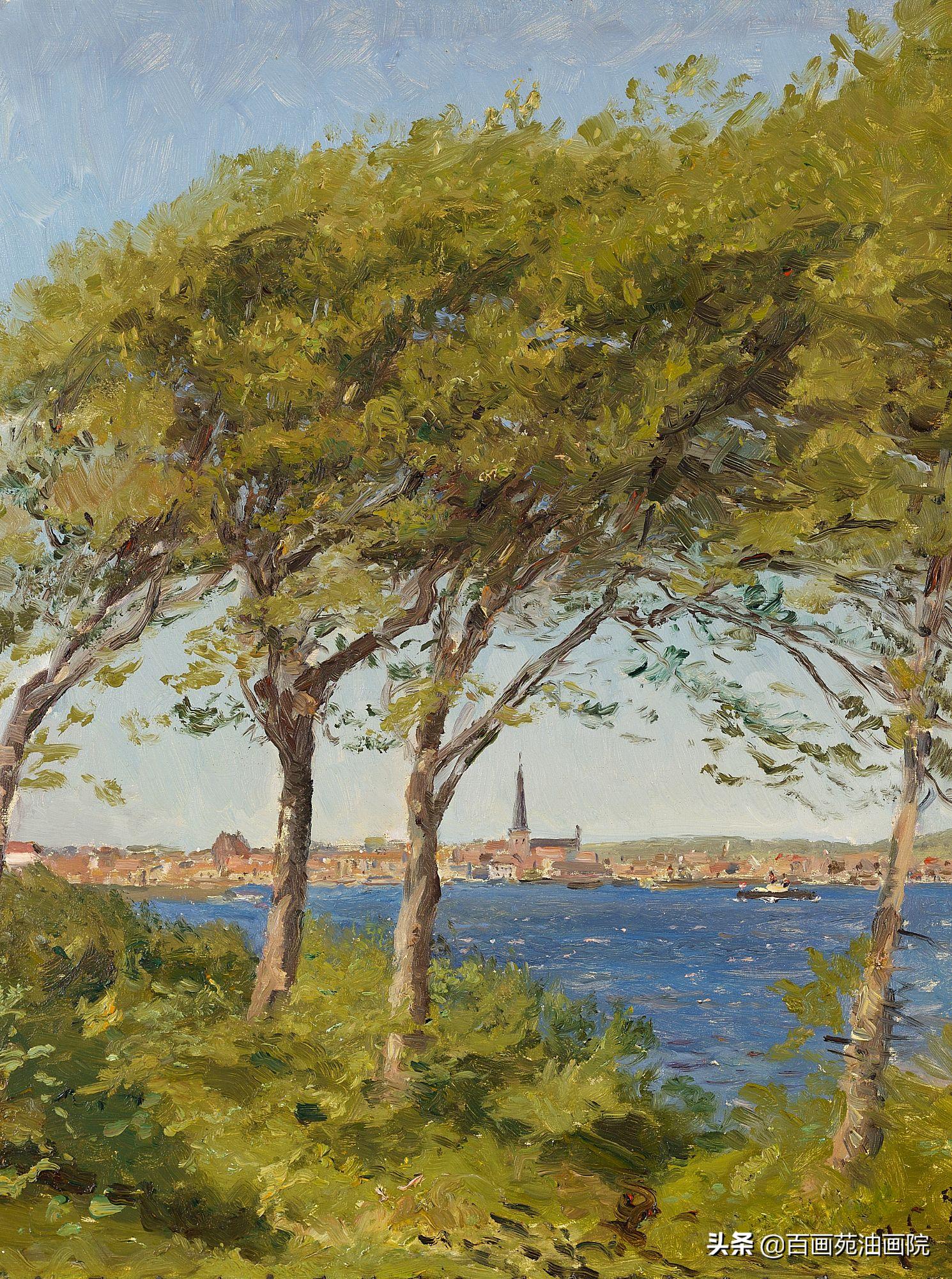 Appreciation of Oil Painting Scenery——Godfred·Christensen - iMedia
