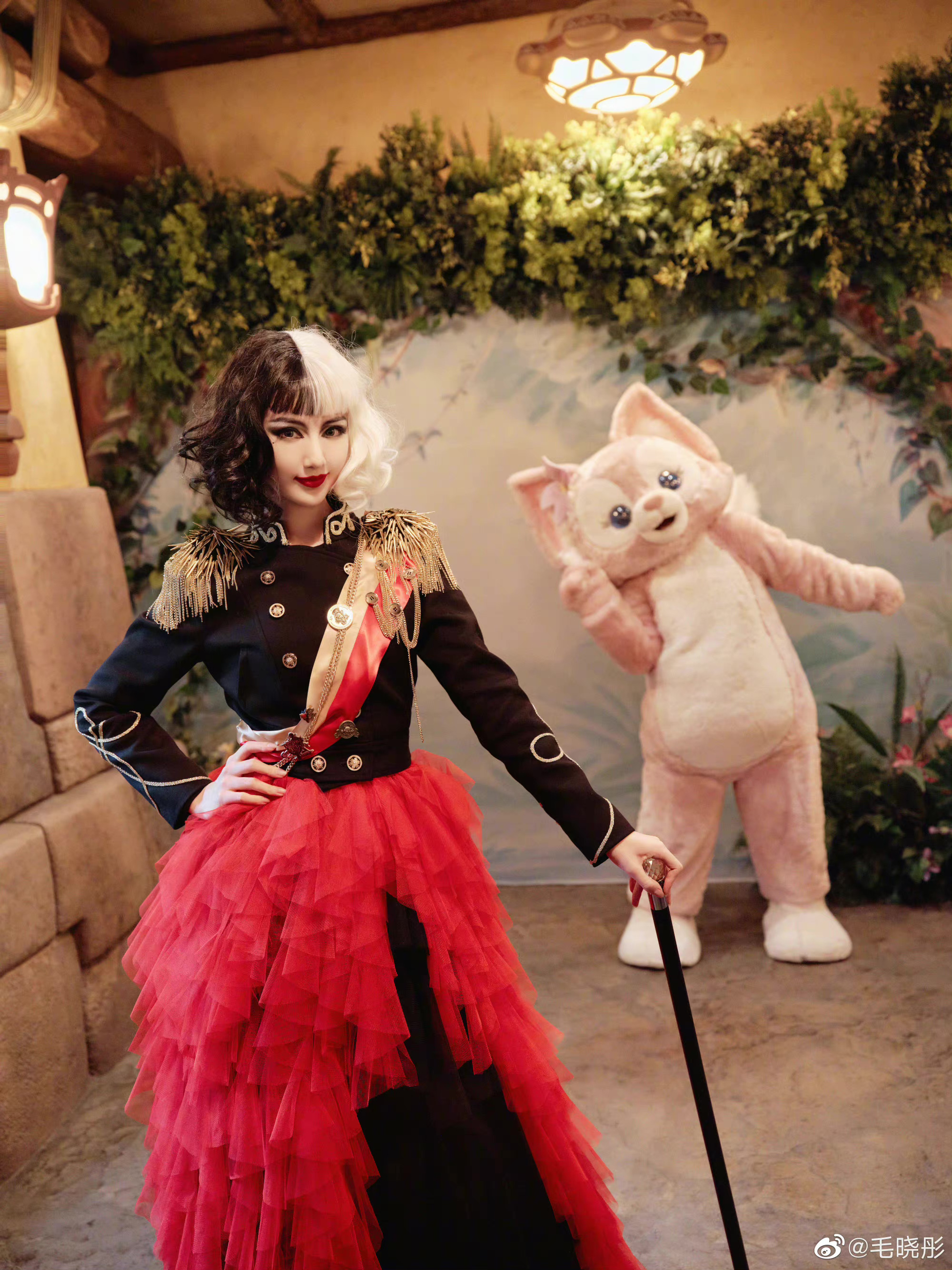 Disney's non-staff member Mao Xiaotong's cosplay Kuila looks, which is ...