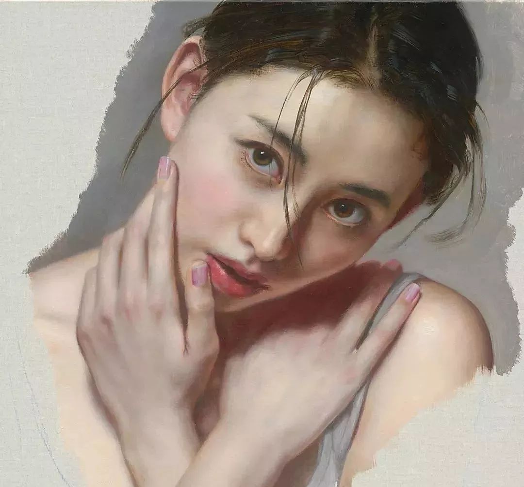 Realistic oil painting representative Li Guijun Character Oil Painting ...