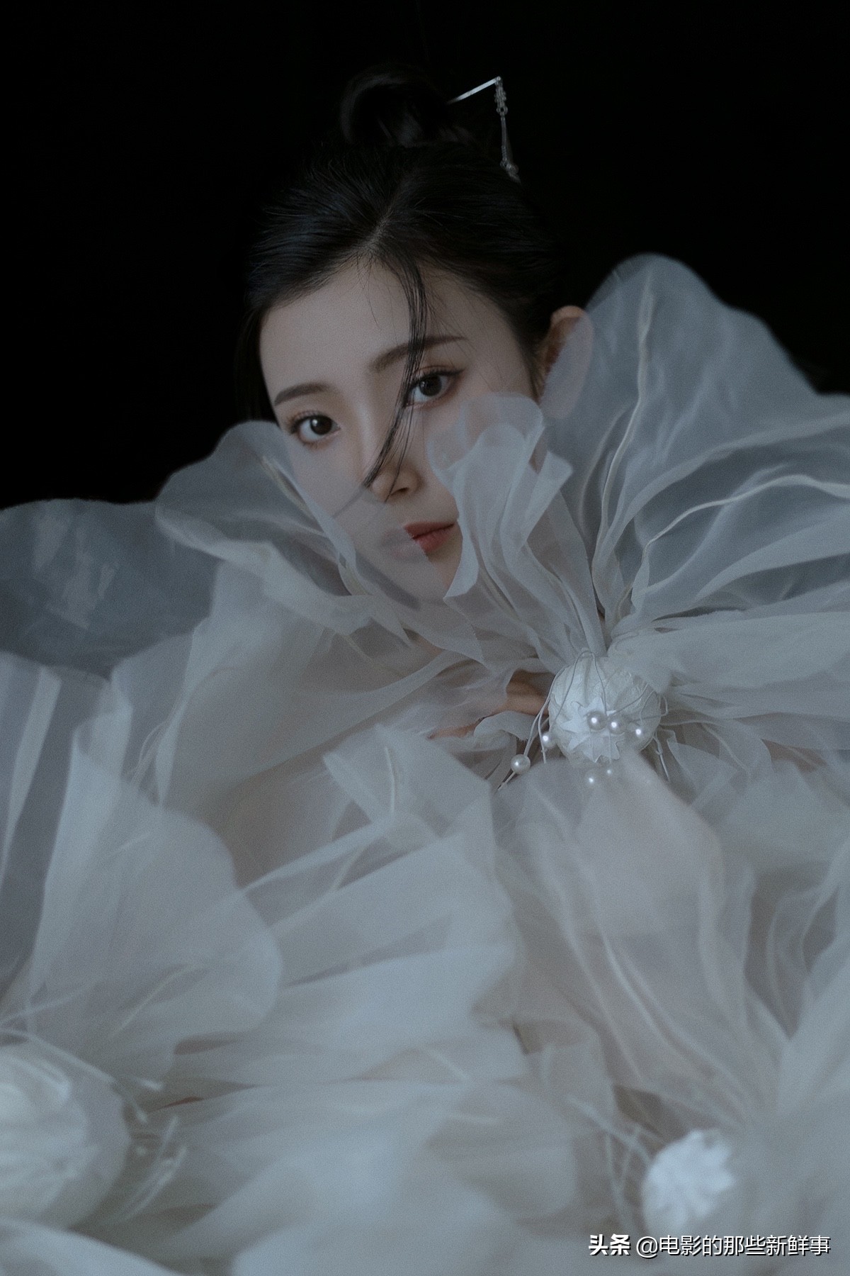 The latest stunning photo of Wang Xingchen, a post-95 beauty model, is ...