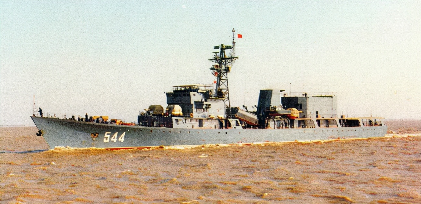 Lushun Ship 544: The first frigate with helicopters, the first naval ...