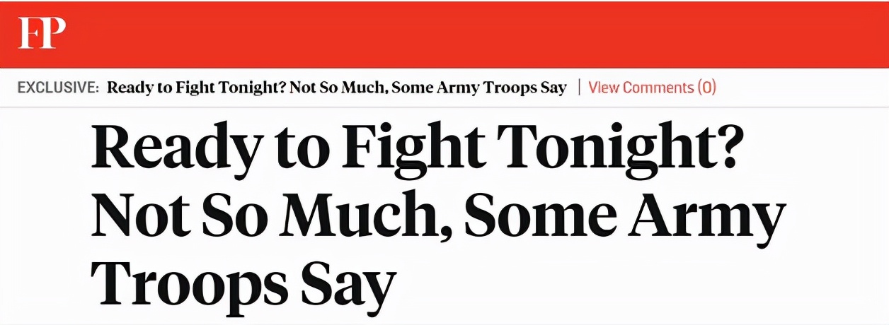 Slack military discipline?Less than 20% of U.S. soldiers said they were ...