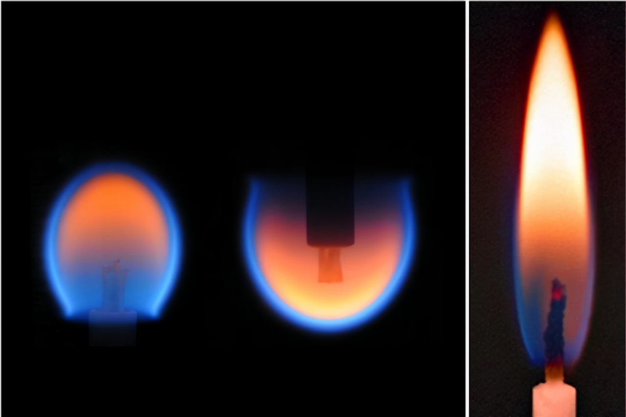 How is the fire lit on the space station different from the fire on ...