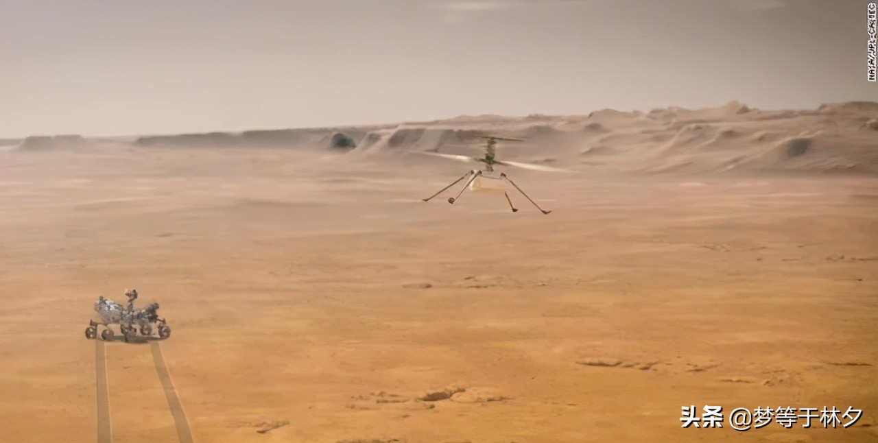 The first unmanned helicopter on Mars successfully completed its ...