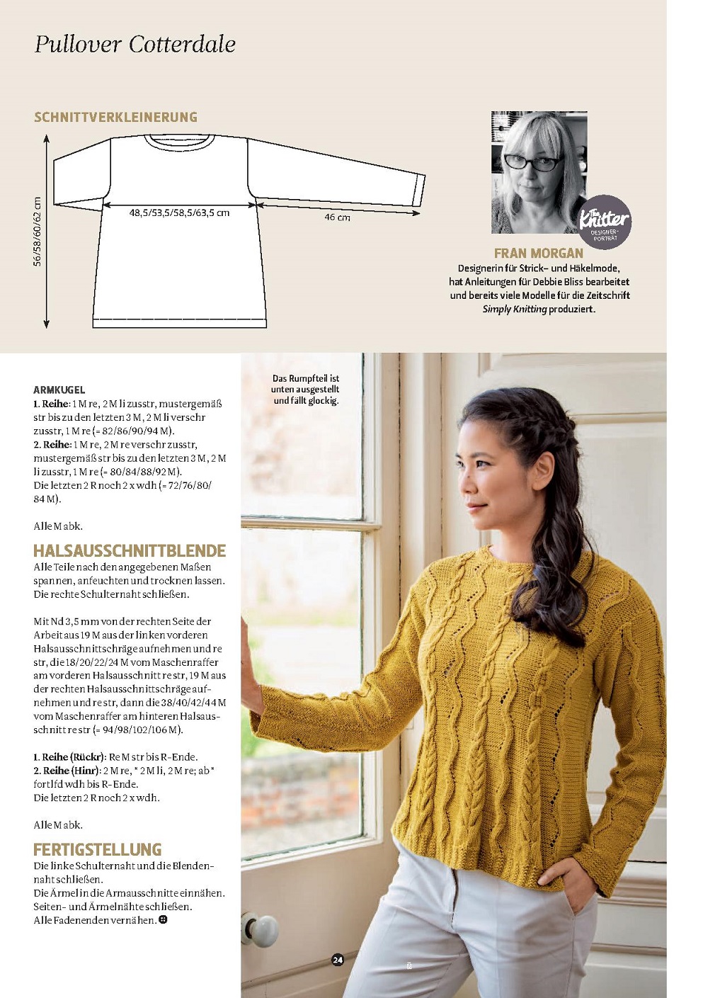 Please enjoy the fashionable women's sweater on three English magazines ...