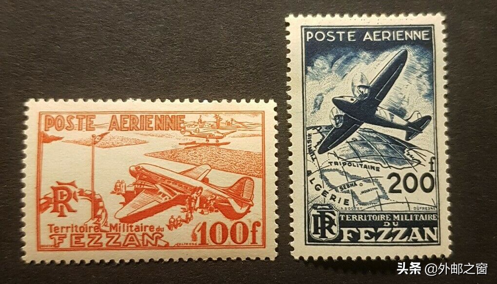 A few stamps to see history: Fezzan and Gadamez in the French Occupied ...
