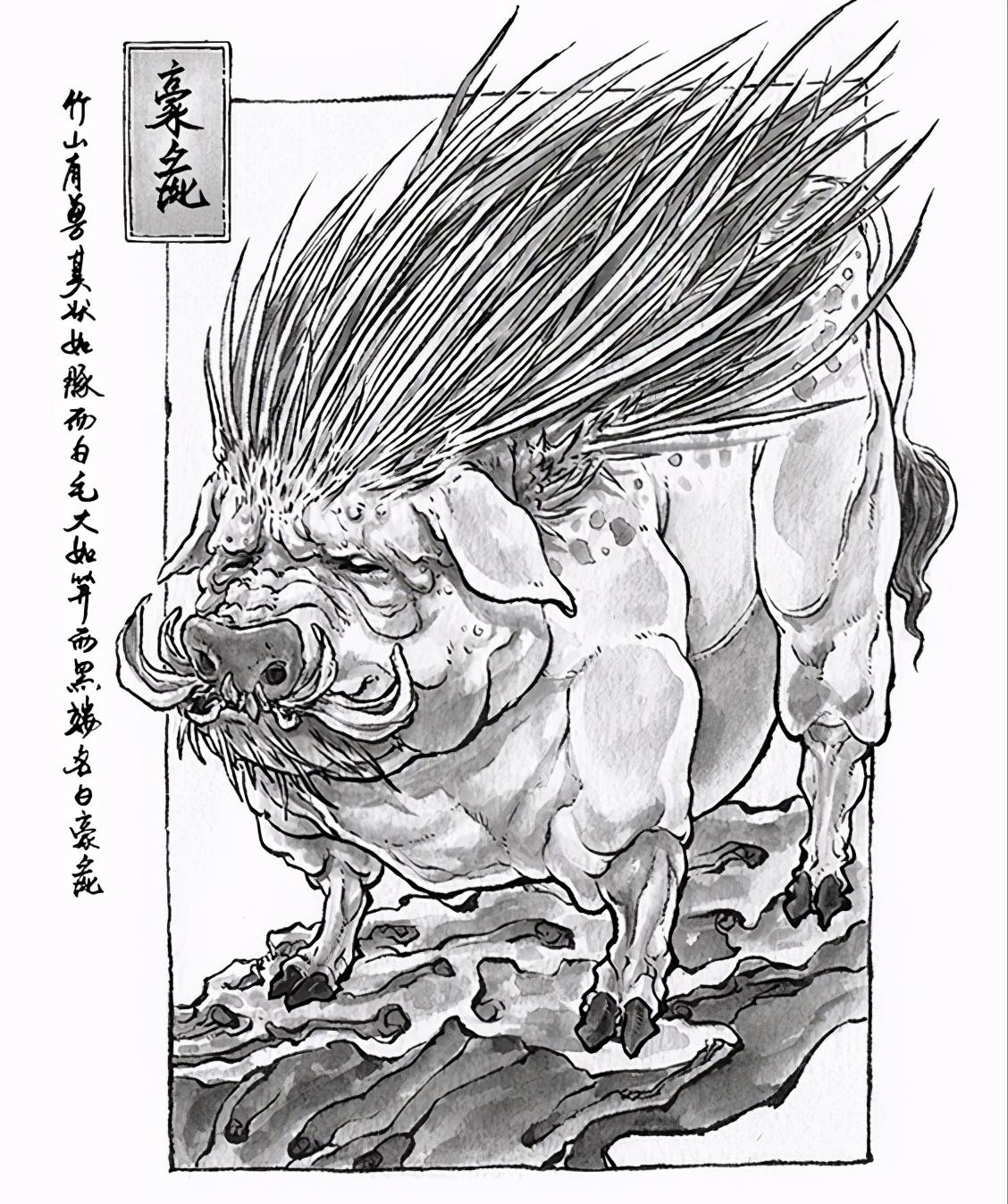 Shanhaijing, the hero of the beasts\pig with thorns on its body - iNEWS