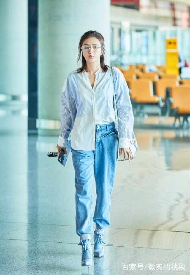 38-year-old Qin Lan is no longer "gentle", jeans + shirts are full of ...