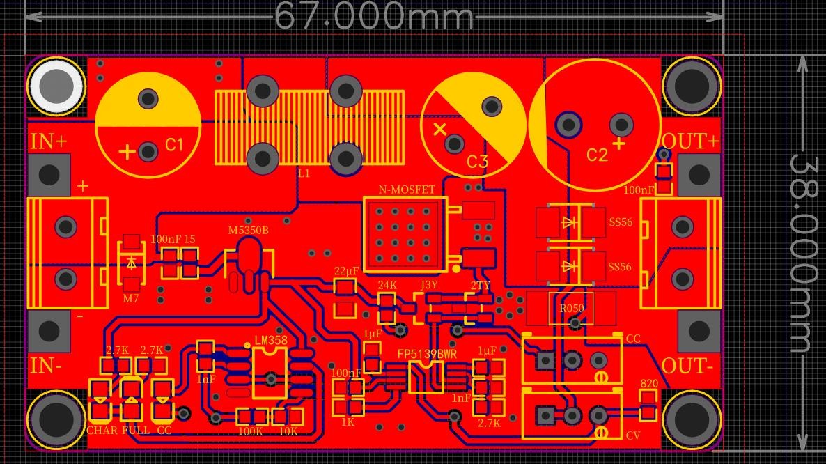 0.5-30V adjustable automatic buck-boost power module (constant voltage ...