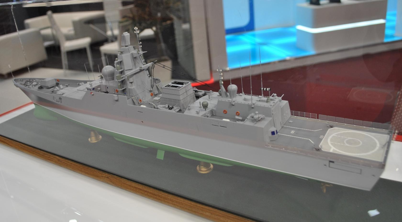 The 22350M-class destroyer is equipped with powerful weapons and ...