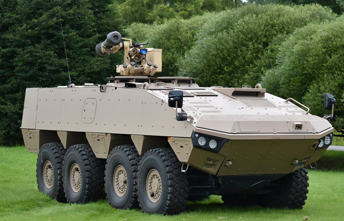 Large eight-wheeled armored vehicles developed by countries all over ...
