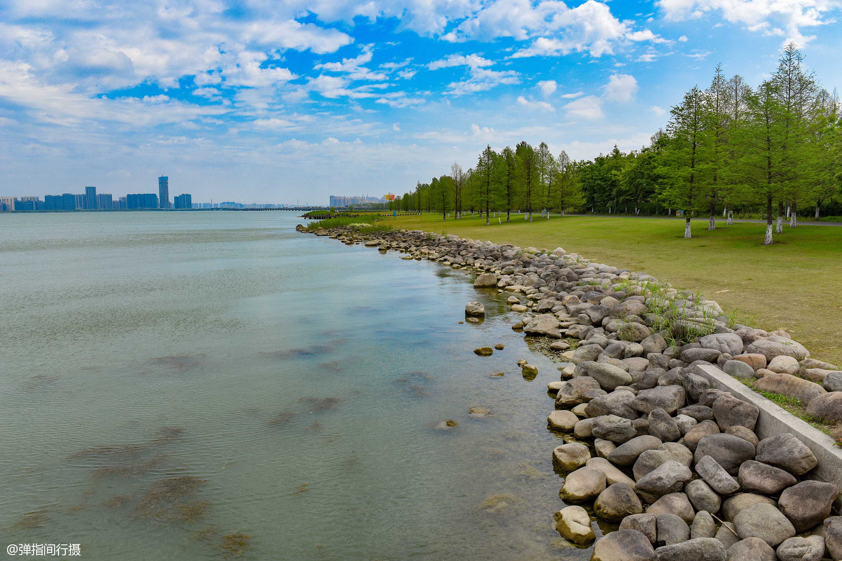 The ecological park by the Taihu Lake in Suzhou is not as beautiful as ...