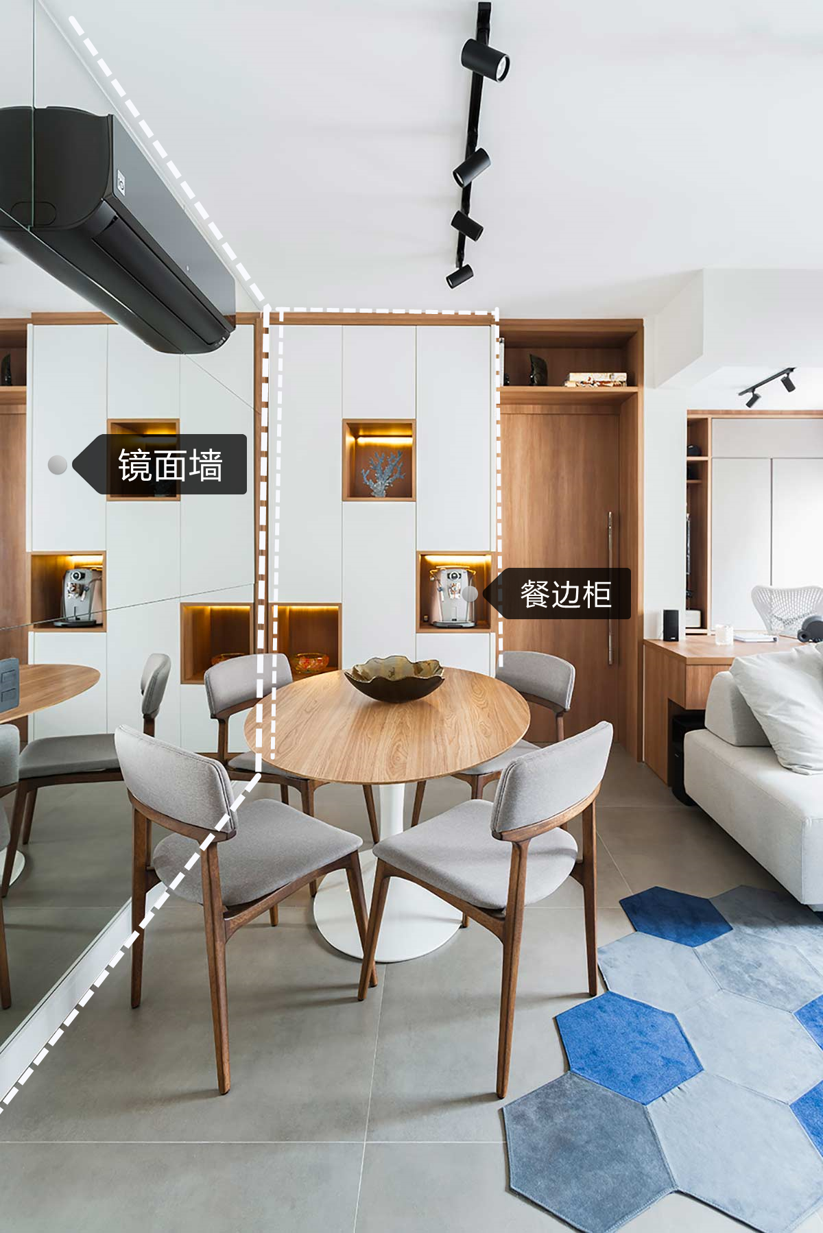 88 square meters of two rooms and one living room, the whole house can ...