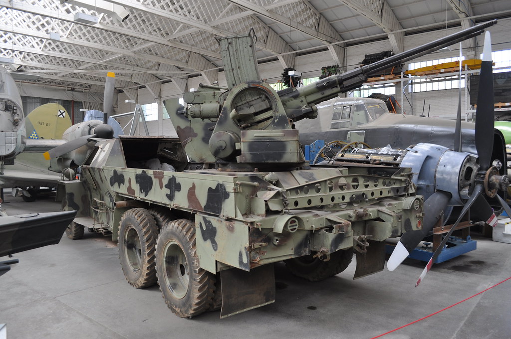 The M53/59 self-propelled anti-aircraft gun is responsible for hitting ...