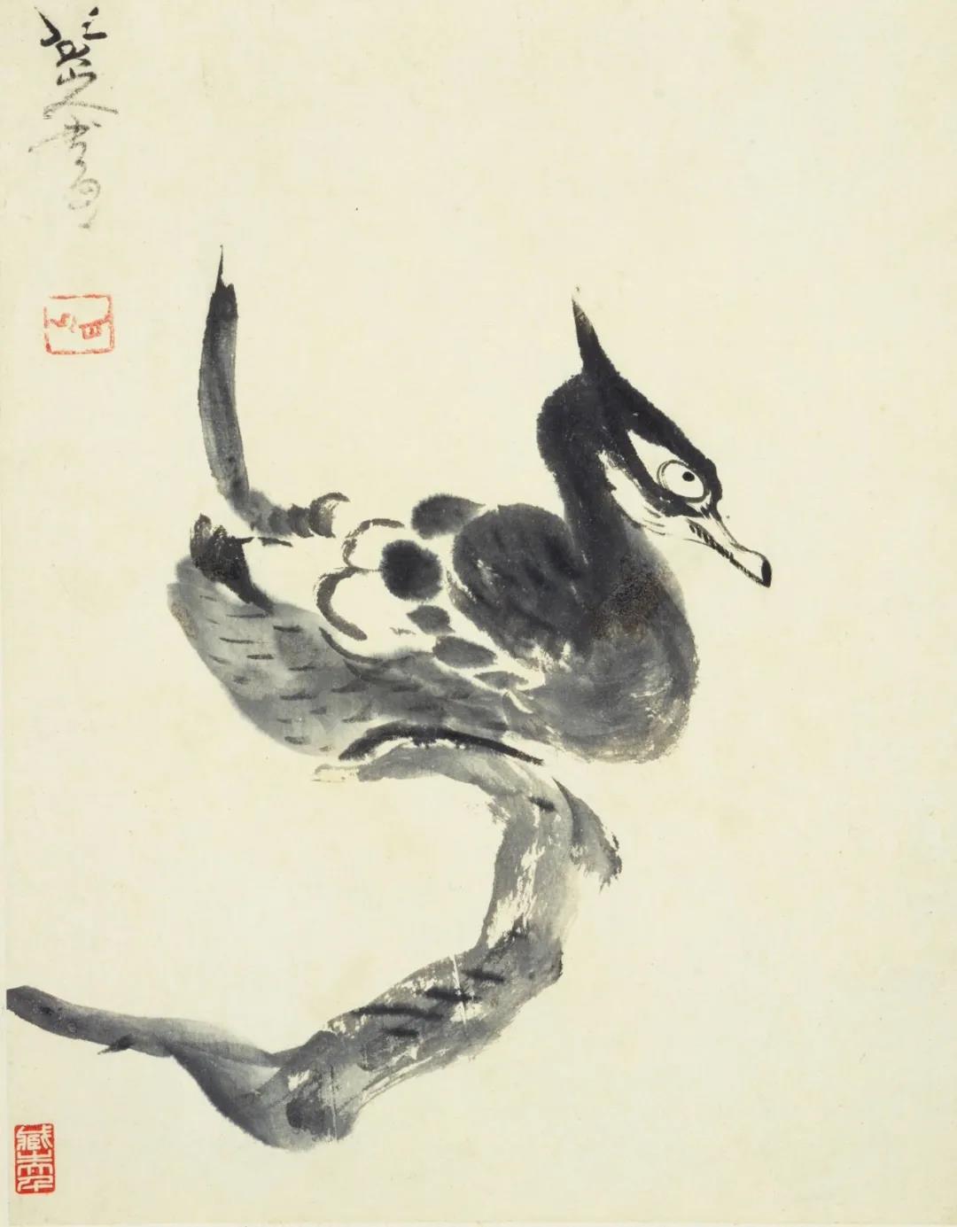 Bada Shanren: When you think about the pen and follow it, the ink will ...