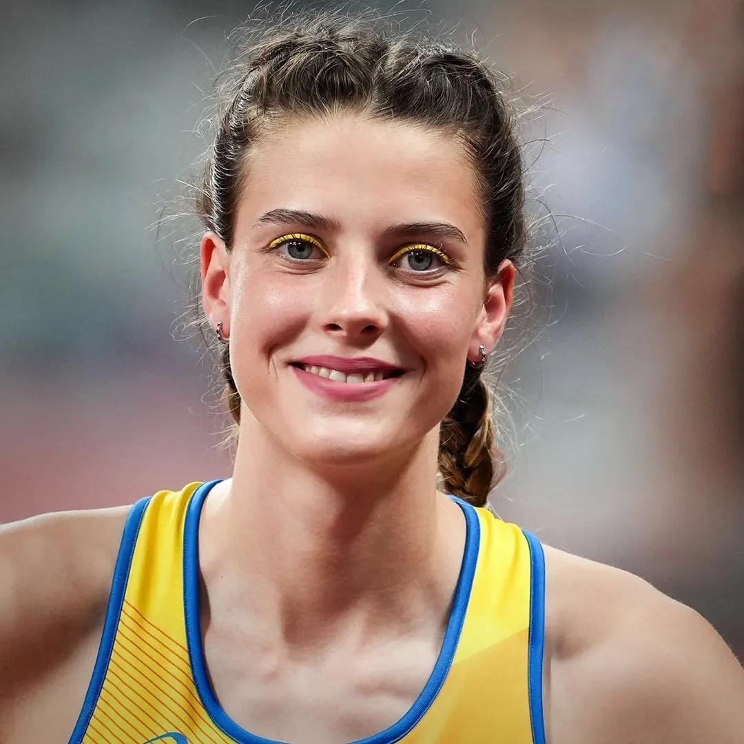 Olympics: Ukrainian high jump talented beauty, beautiful yellow eye ...