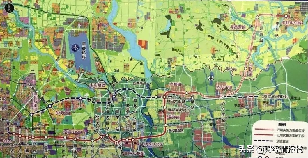 Pinggu Line, Chengping Expressway, China Agricultural University, there ...