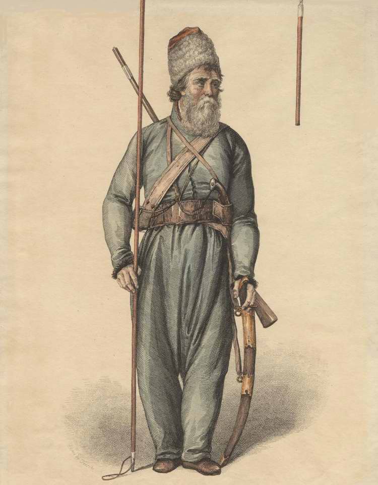 The Marching Life of Cossacks in Lithographs by Western European ...