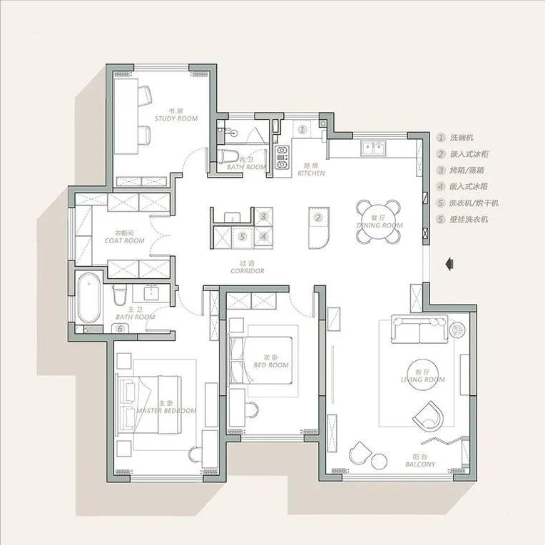 158 square meters of retro style mixed and beautiful house ...