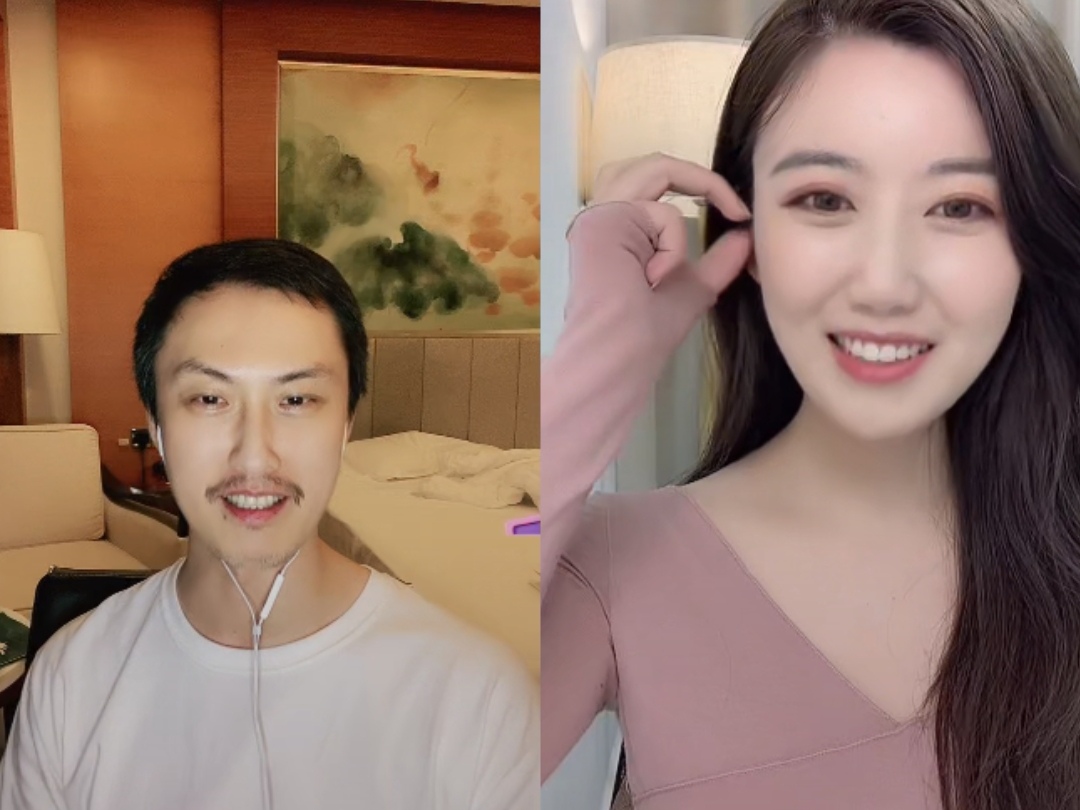 Xu Juncong appeared in the live broadcast room to promote the new movie ...
