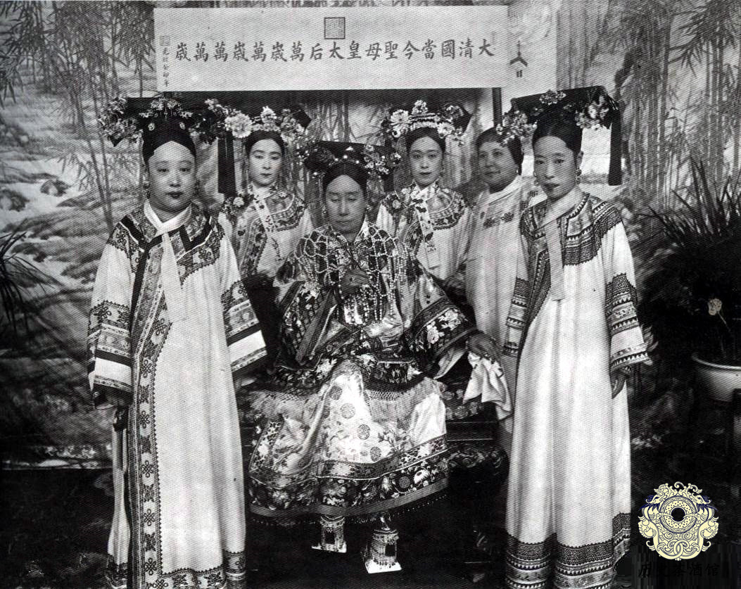 A rare life photo of the "Queen" Empress Cixi of the Qing Dynasty: the ...
