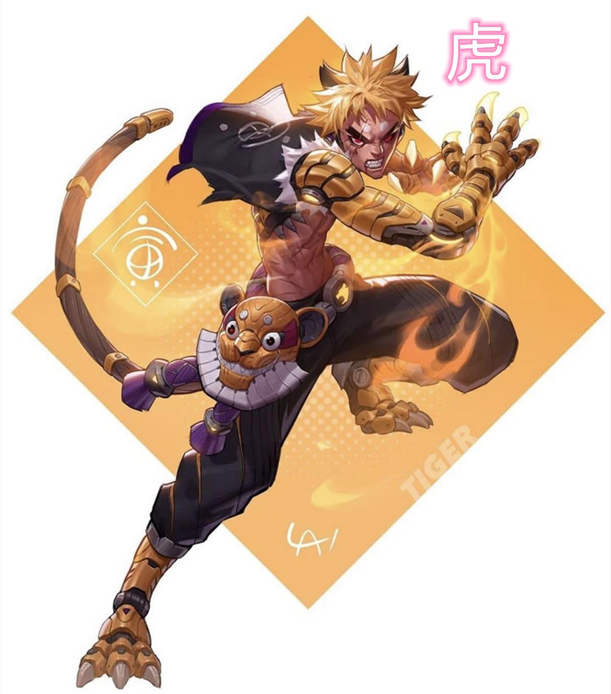 The combination of the Chinese zodiac and popular anime characters, in ...