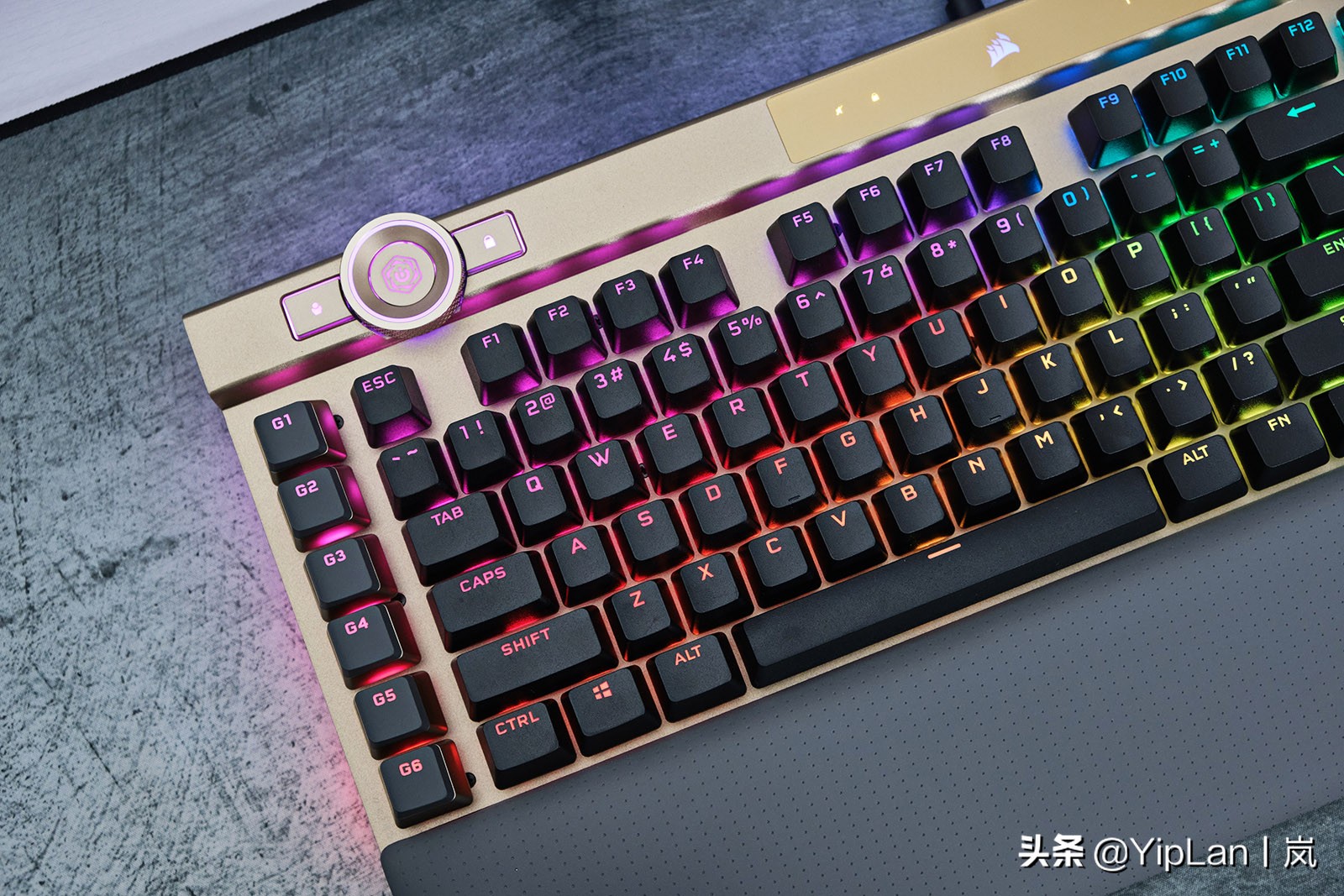 The golden legend comes to the world, CORSAIR K100 RGB Bright Gold ...