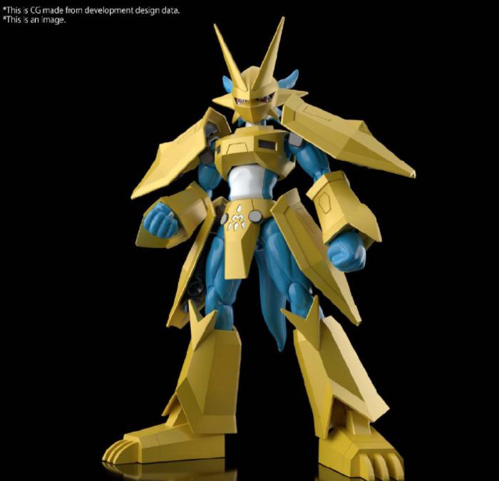 Digimon animation version of the golden armored dragon beast assembly ...