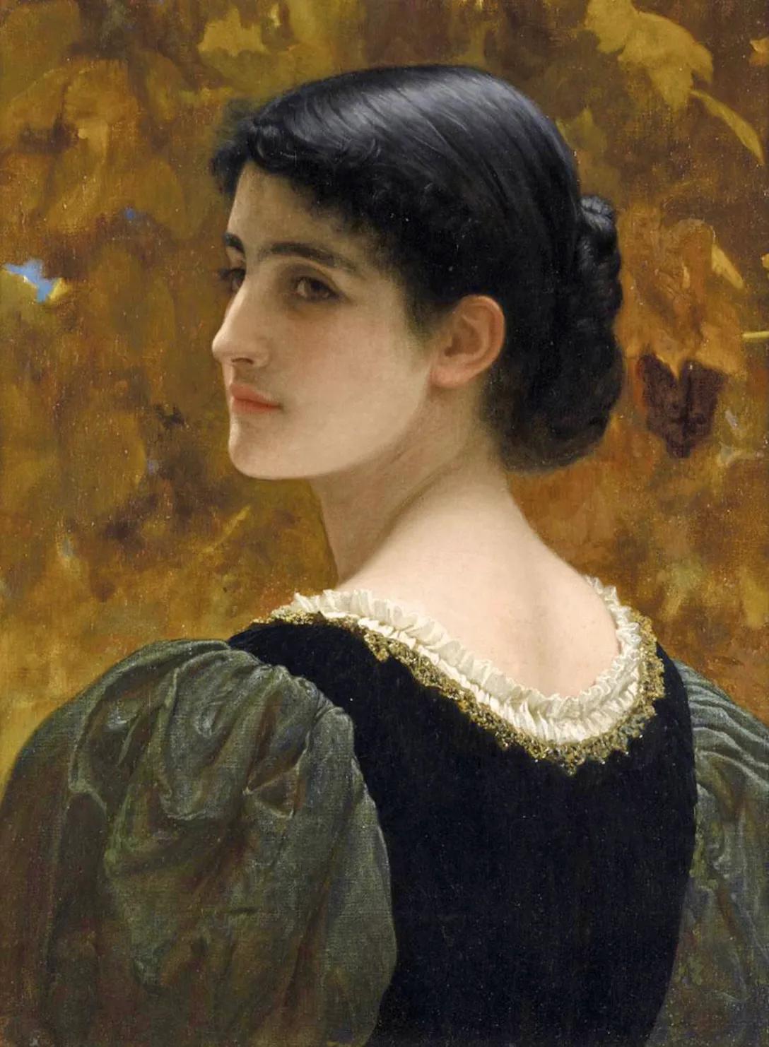 22 classical oil painting figures (female), each portrait is beautiful ...