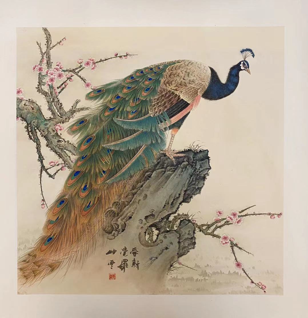 Bancheng landscape and Yelan, court painting non-hereditary Gu Yan and Xu Lili, exhibition in ...