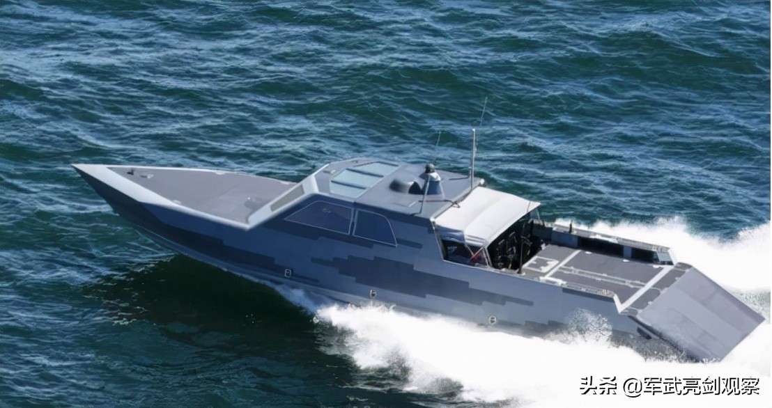 A mysterious assault boat appeared in a British port with a stealth ...