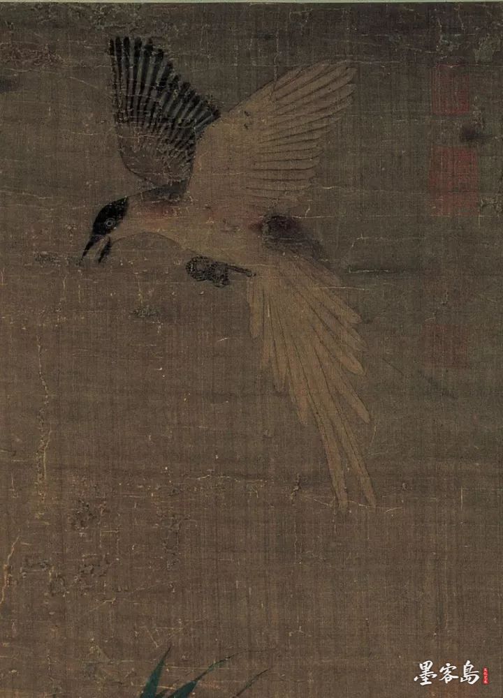 The Northern Song Dynasty flower and bird painter Cui Bai, a picture of ...