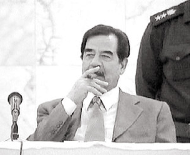 Saddam came to power for the first meeting and shot 66 high-ranking ...