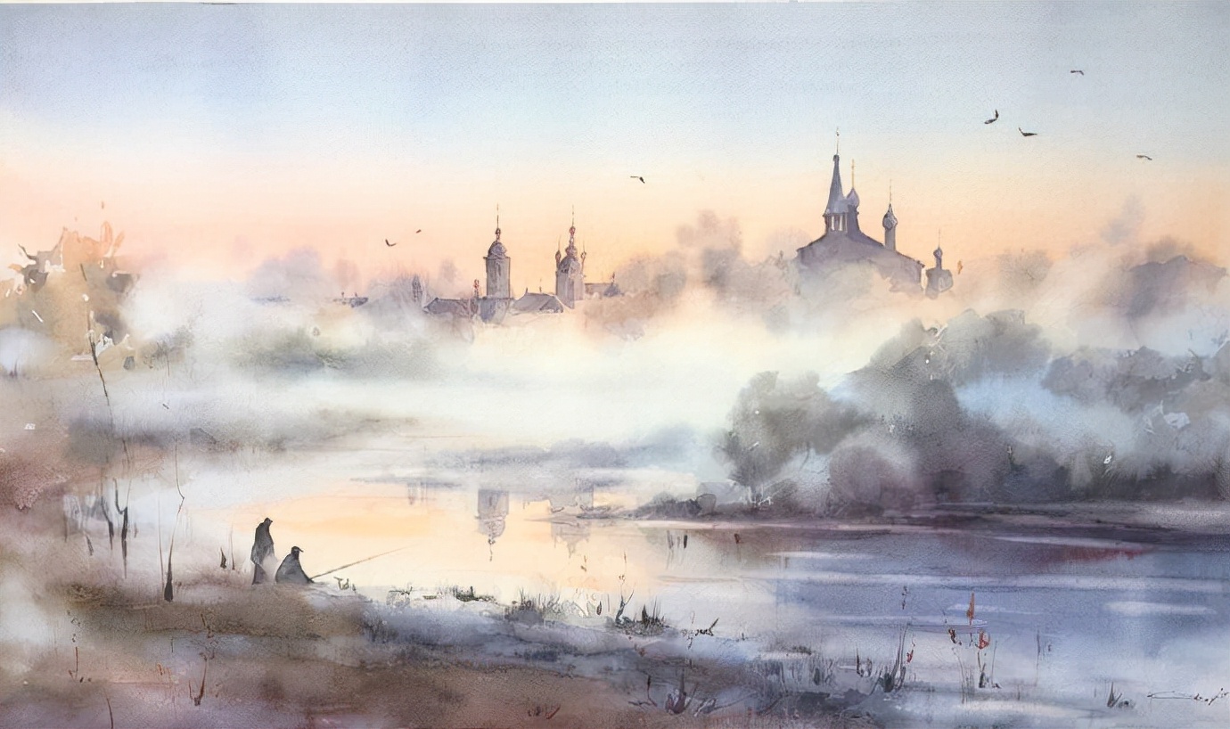 Watercolor painting by Belarusian painter Olga Novitskaya - iNEWS